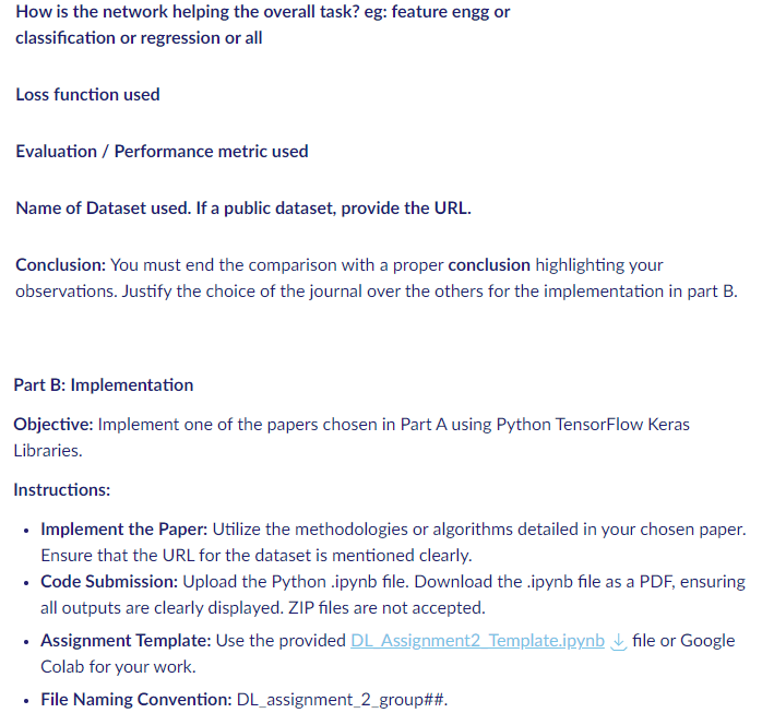 Solved - Libraries: Use TensorFlow/Keras - Plagiarism \& | Chegg.com