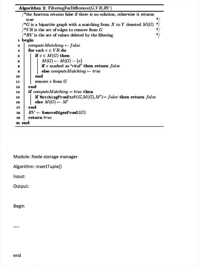 Solved Title: Assignment on the design of the storage | Chegg.com