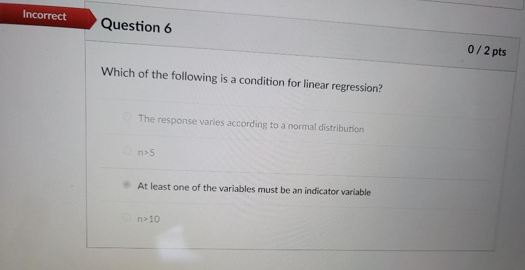 Solved the answer is NOT at least one of the variables must | Chegg.com