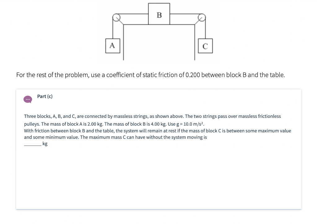 Solved B A For the rest of the problem, use a coefficient of | Chegg.com