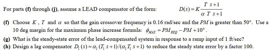 3. Aircraft Altitude Control: Lead (and Lag) | Chegg.com
