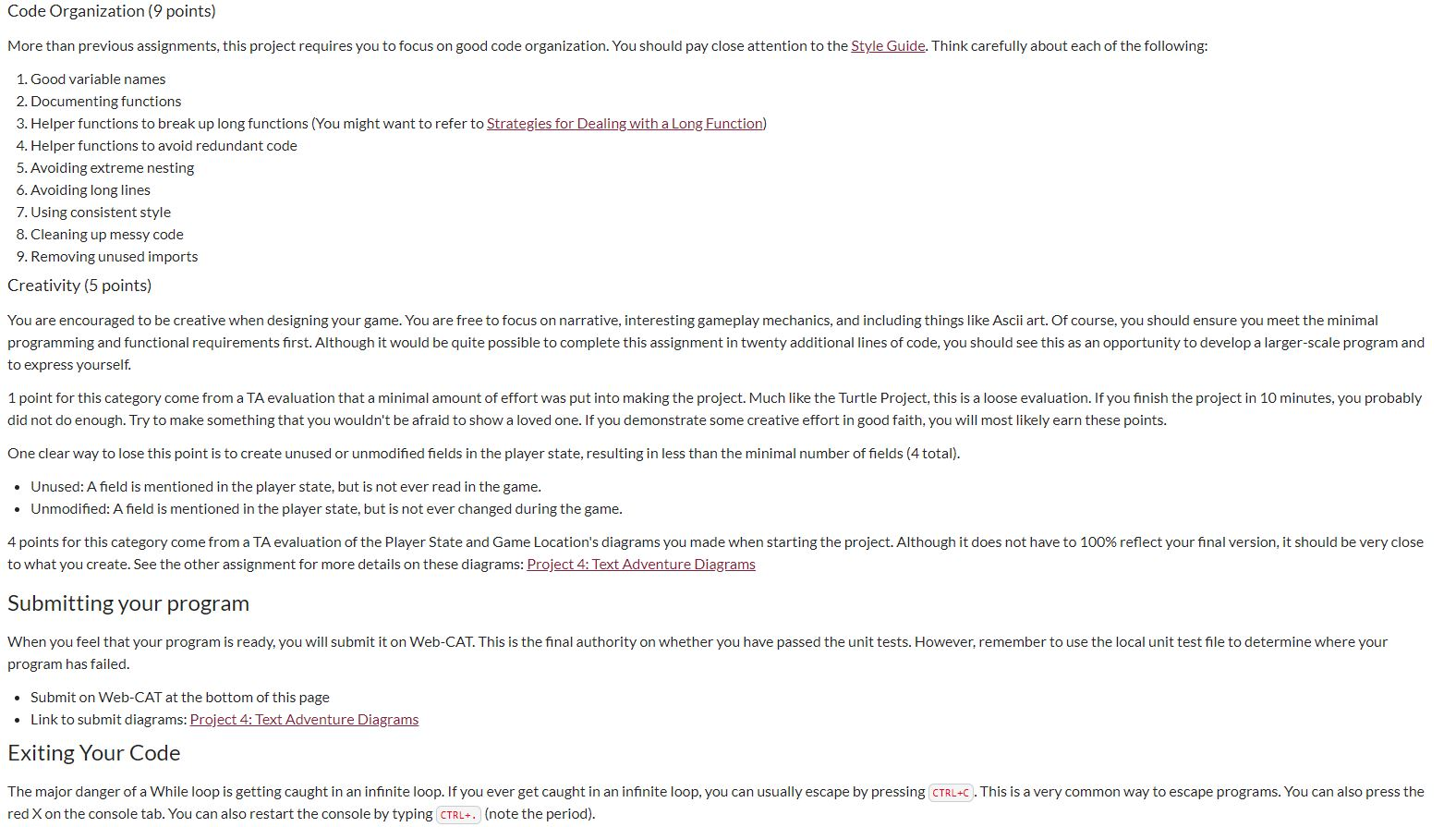Project 4: Text Adventure To complete this activity, | Chegg.com