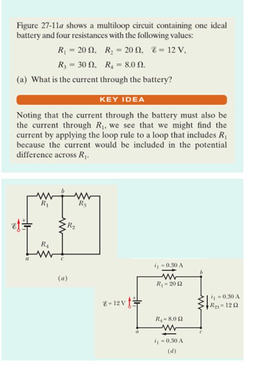 Solved Figure 27-11a shows a multiloop circuit containing | Chegg.com