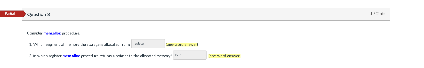 Solved High Level Assembly, I will downvote if you copy any | Chegg.com