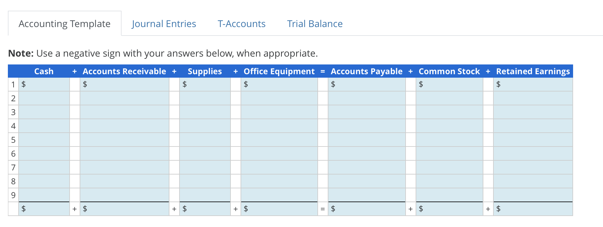 Solved Transaction Analysis and Trial Balance Make | Chegg.com