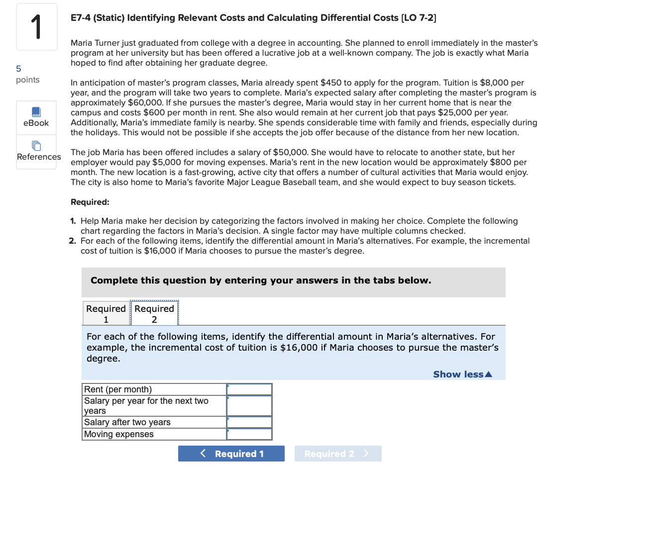 Solved E7-4 (Static) Identifying Relevant Costs and | Chegg.com