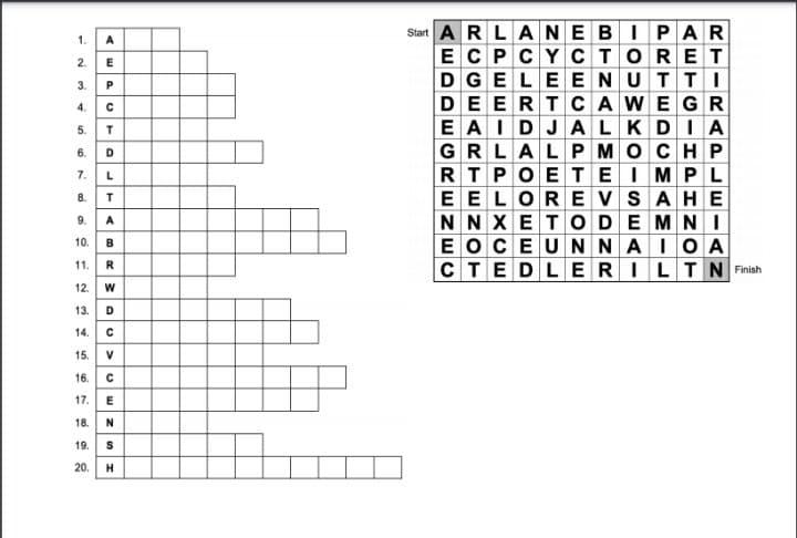 Solved There are 20 words associated with Graph Theory | Chegg.com