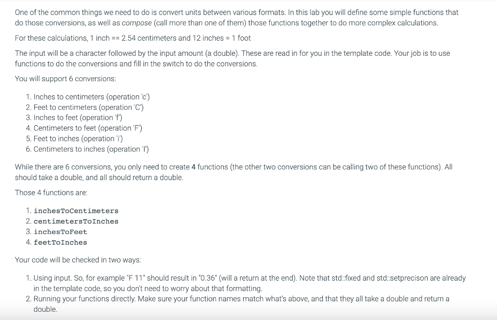 Solved One of the common things we need to do is convert | Chegg.com