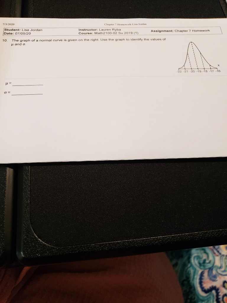 Solved 7/8/2020 Chapter 7 Home La Jordan Student: Lisa | Chegg.com
