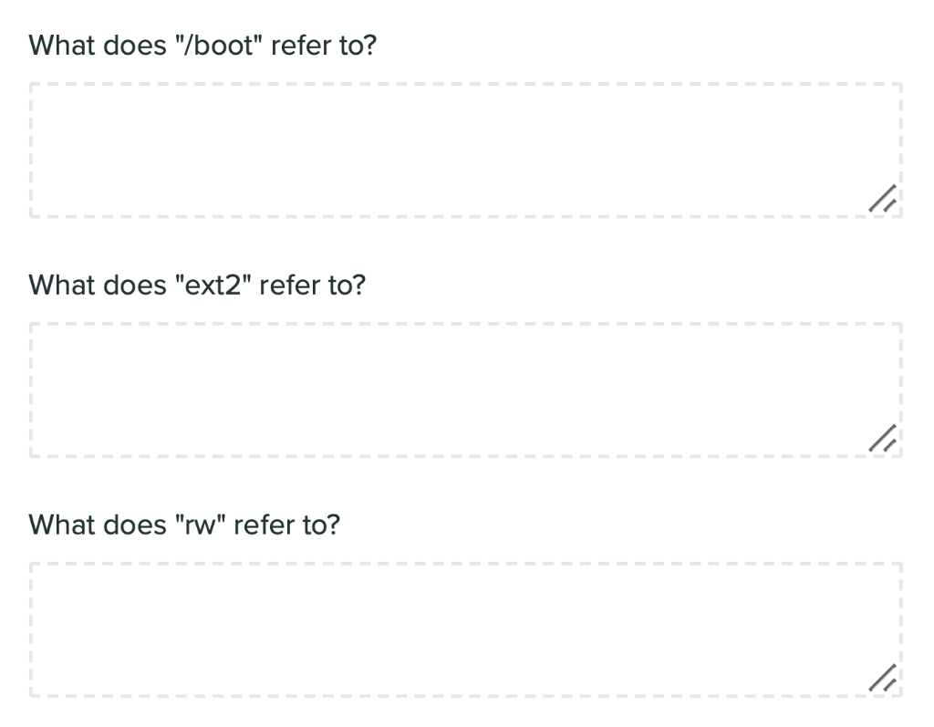Solved Q17 You type the command "mount" on a Linux system, | Chegg.com