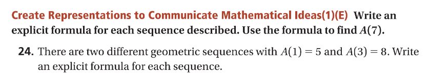 Solved Create Representations to Communicate Mathematical | Chegg.com