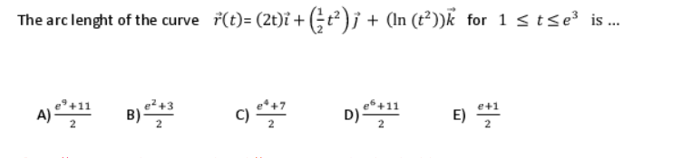 Solved The arc lenght of the curve | Chegg.com