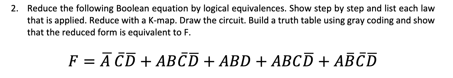 Solved Reduce the following Boolean expression as far as | Chegg.com