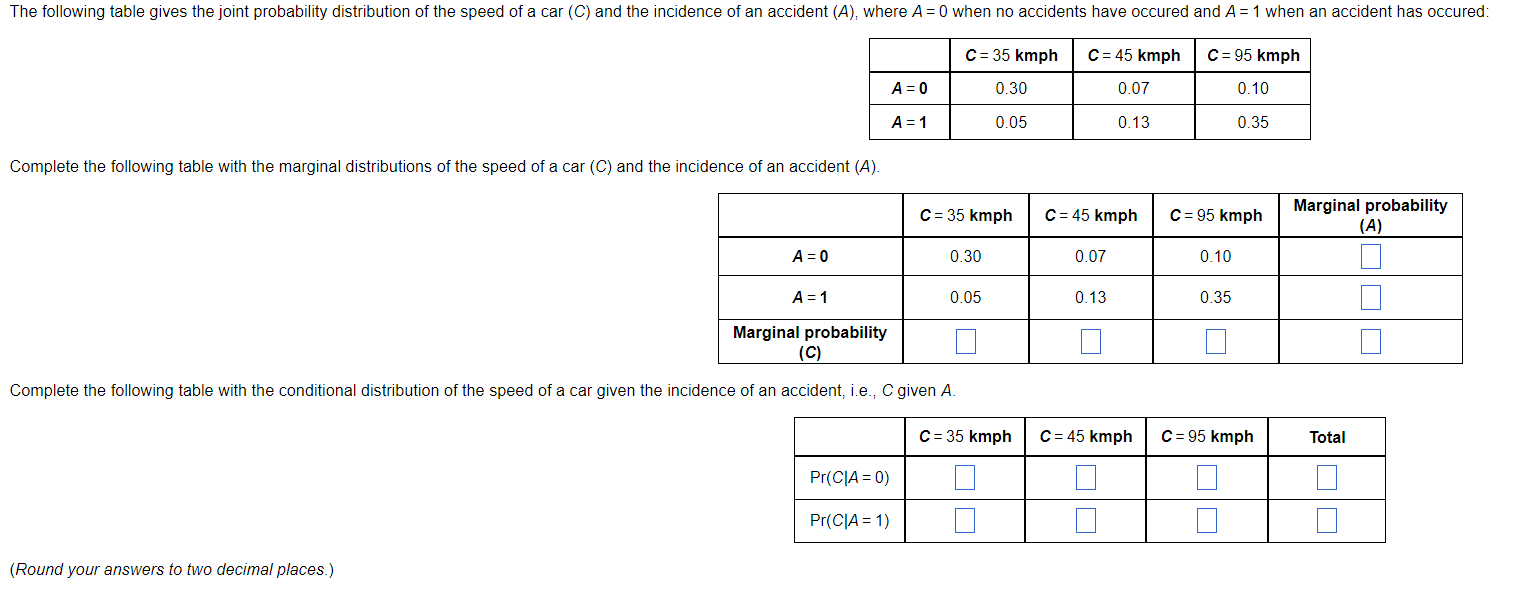 Solved (Round your answers to two decimal places.)Use the | Chegg.com