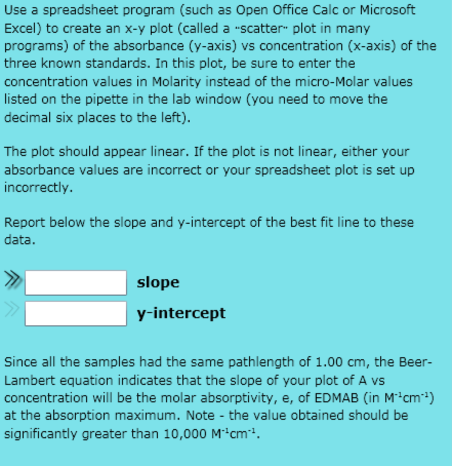Solved Use a spreadsheet program (such as Open Office Calc | Chegg.com