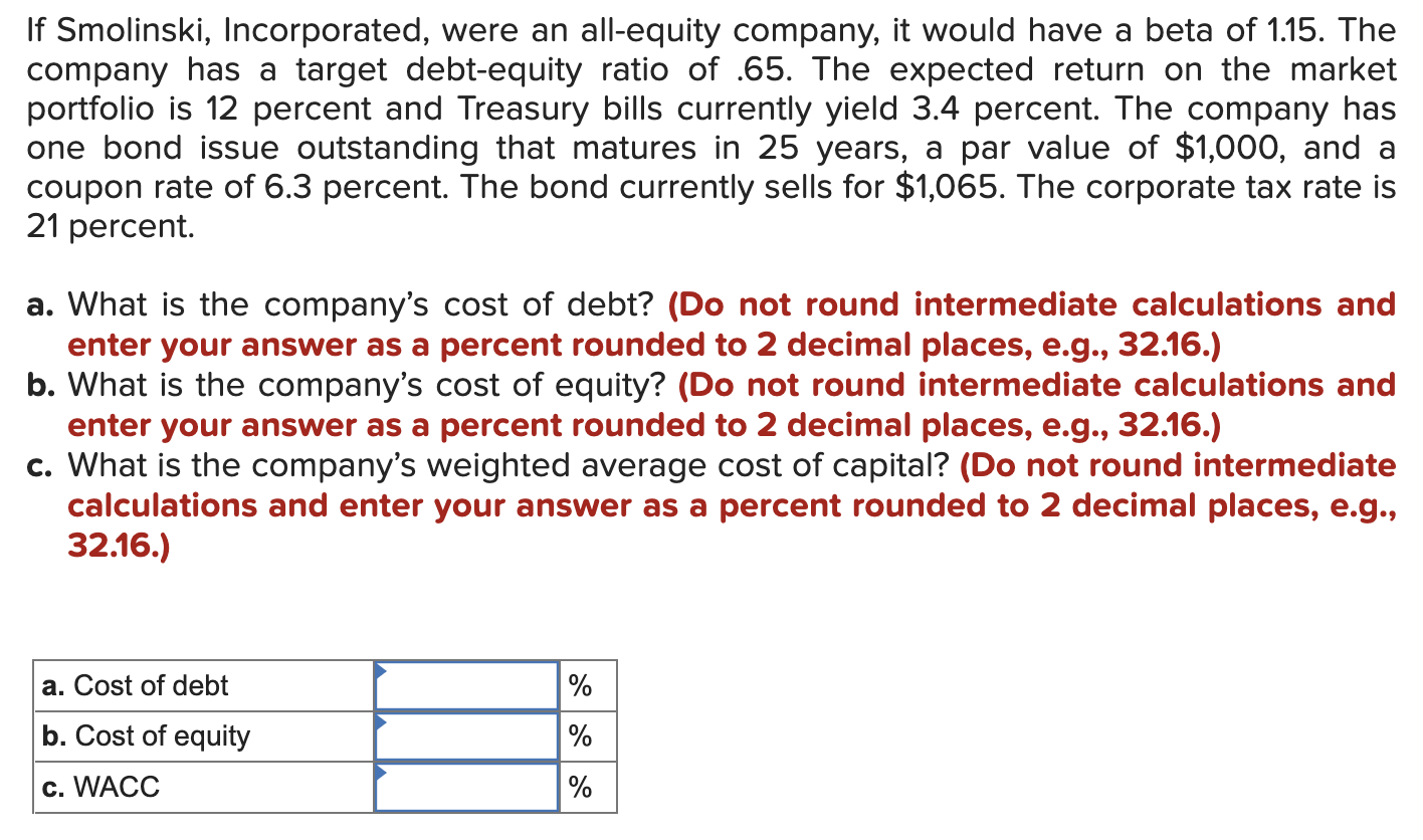 solved-if-smolinski-incorporated-were-an-all-equity-chegg