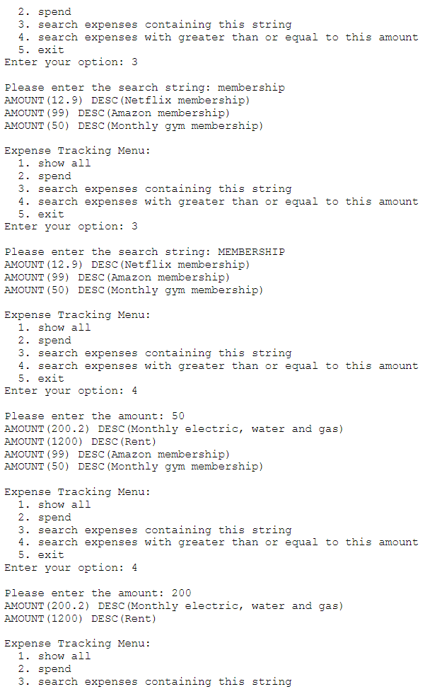 Solved Description: Write a menu-driven program that | Chegg.com