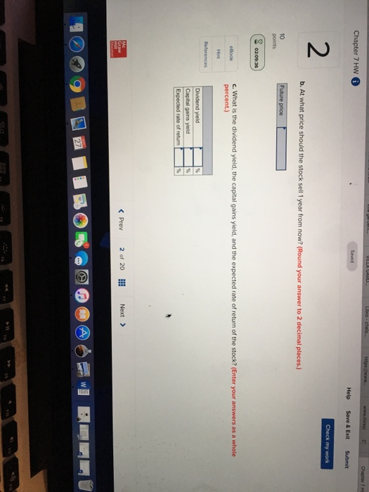Solved Chapter 7 HW Help Save& Exit Submit 2 Problem 7-13 | Chegg.com
