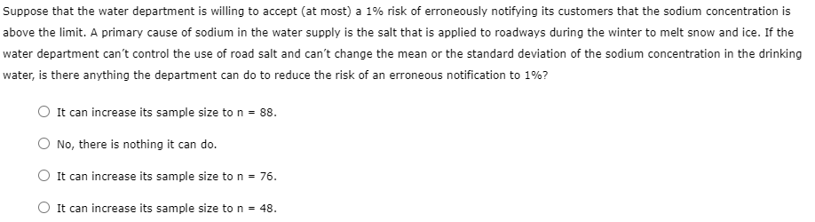Solved 4. An application of the sampling distribution of the | Chegg.com