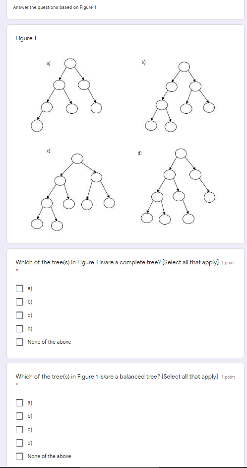 Solved Answer the questions based on Figure 1 Figure 1 a) b) | Chegg.com