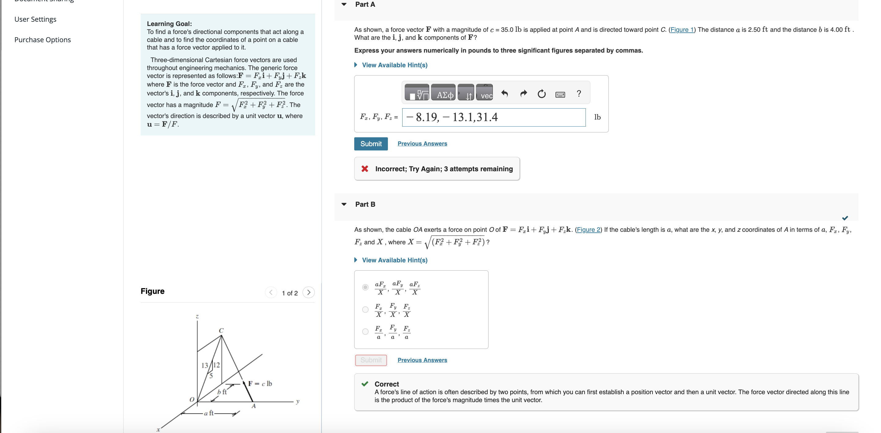 Solved User Settings Purchase Options Learning Goal: To find | Chegg.com