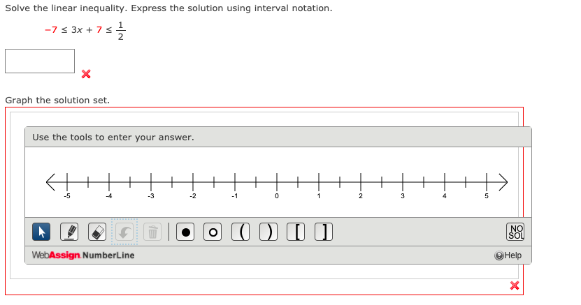 Solved Solve the linear inequality. Express the solution | Chegg.com