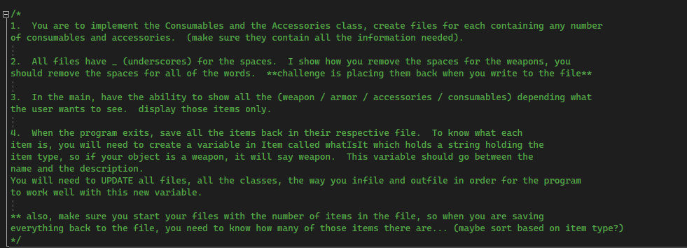 Solved code in C++, PLEASE, TEXT GIVEN WERE Weapons.txt and | Chegg.com