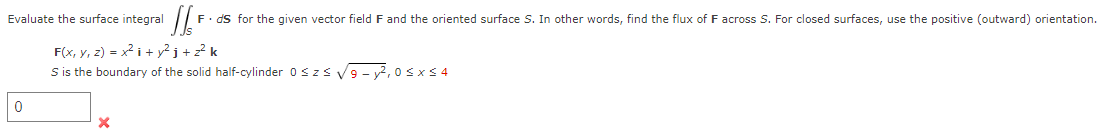Solved F(x,y,z)=x2i+y2j+z2k S is the boundary of the solid | Chegg.com