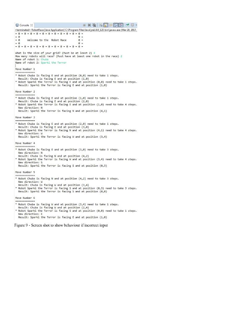 Solved Question - (a)Class Robot, (b)Driver to test it & | Chegg.com