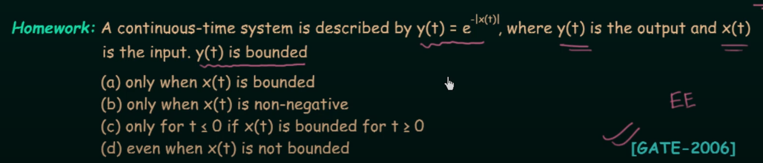 Solved A continuous-time system is described by | Chegg.com