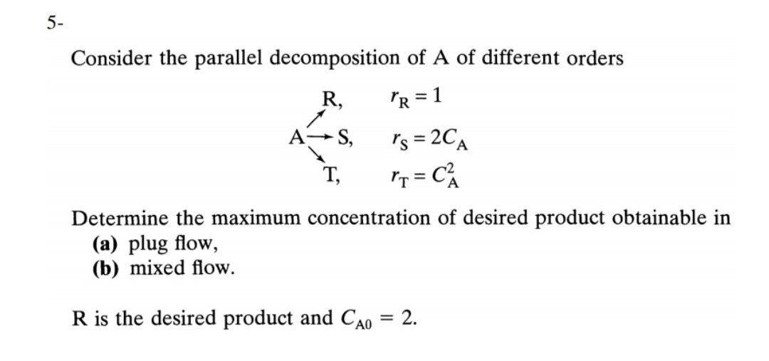 Solved 5- Consider the parallel decomposition of A of | Chegg.com