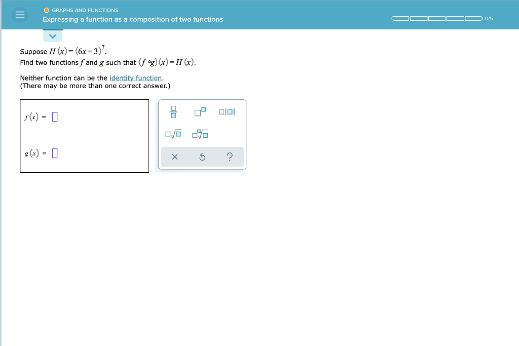 Solved OGRAPHS AND FUNCTIONS Expressing a function as a | Chegg.com