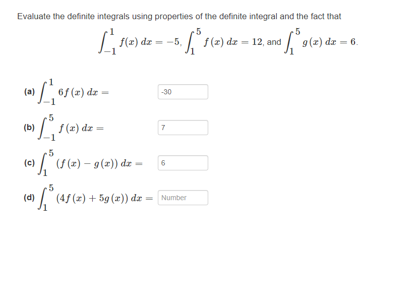 Solved Evaluate the definite integrals using properties of | Chegg.com