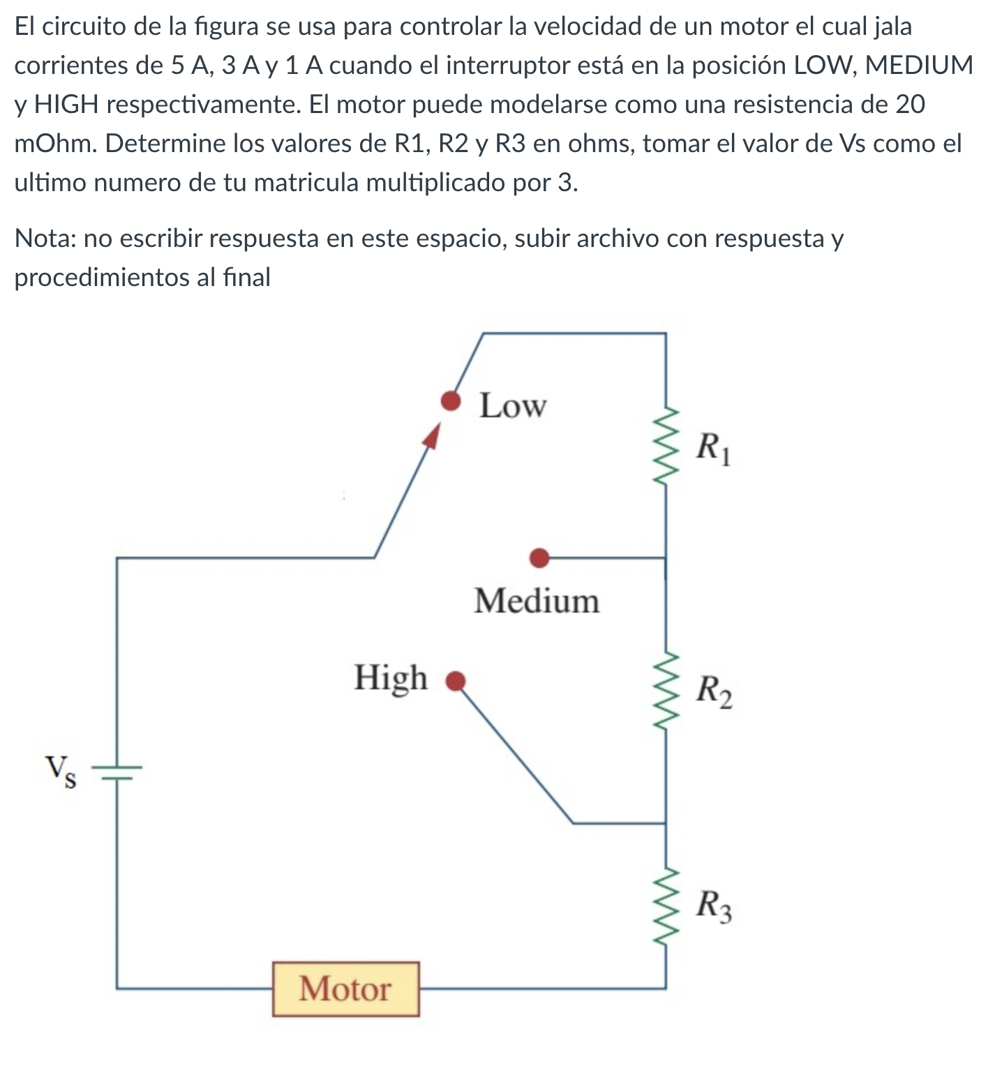 Solved El circuito de la figura se usa para controlar la | Chegg.com
