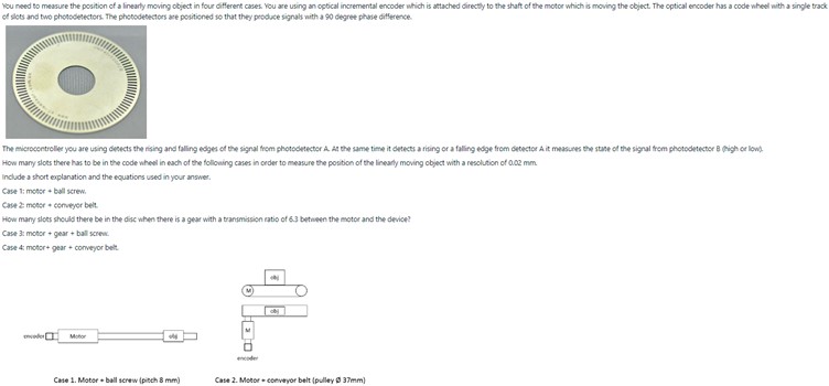 Solved How many slots there has to be in the code wheel in | Chegg.com