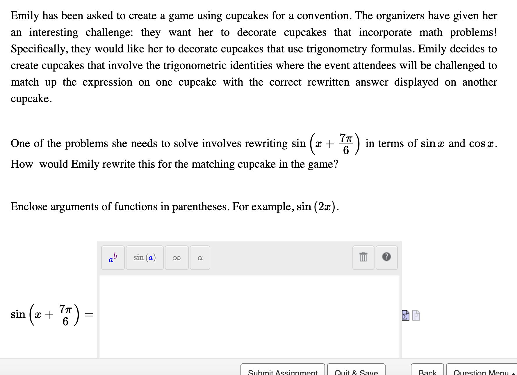 Solved Emily has been asked to create a game using cupcakes | Chegg.com