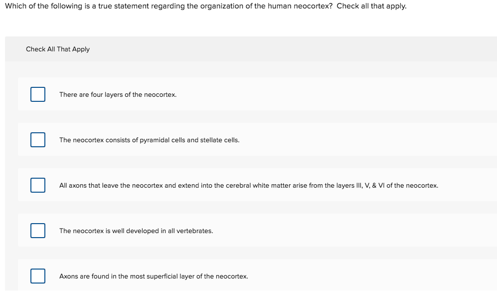 Solved Which of the following is a true statement regarding | Chegg.com