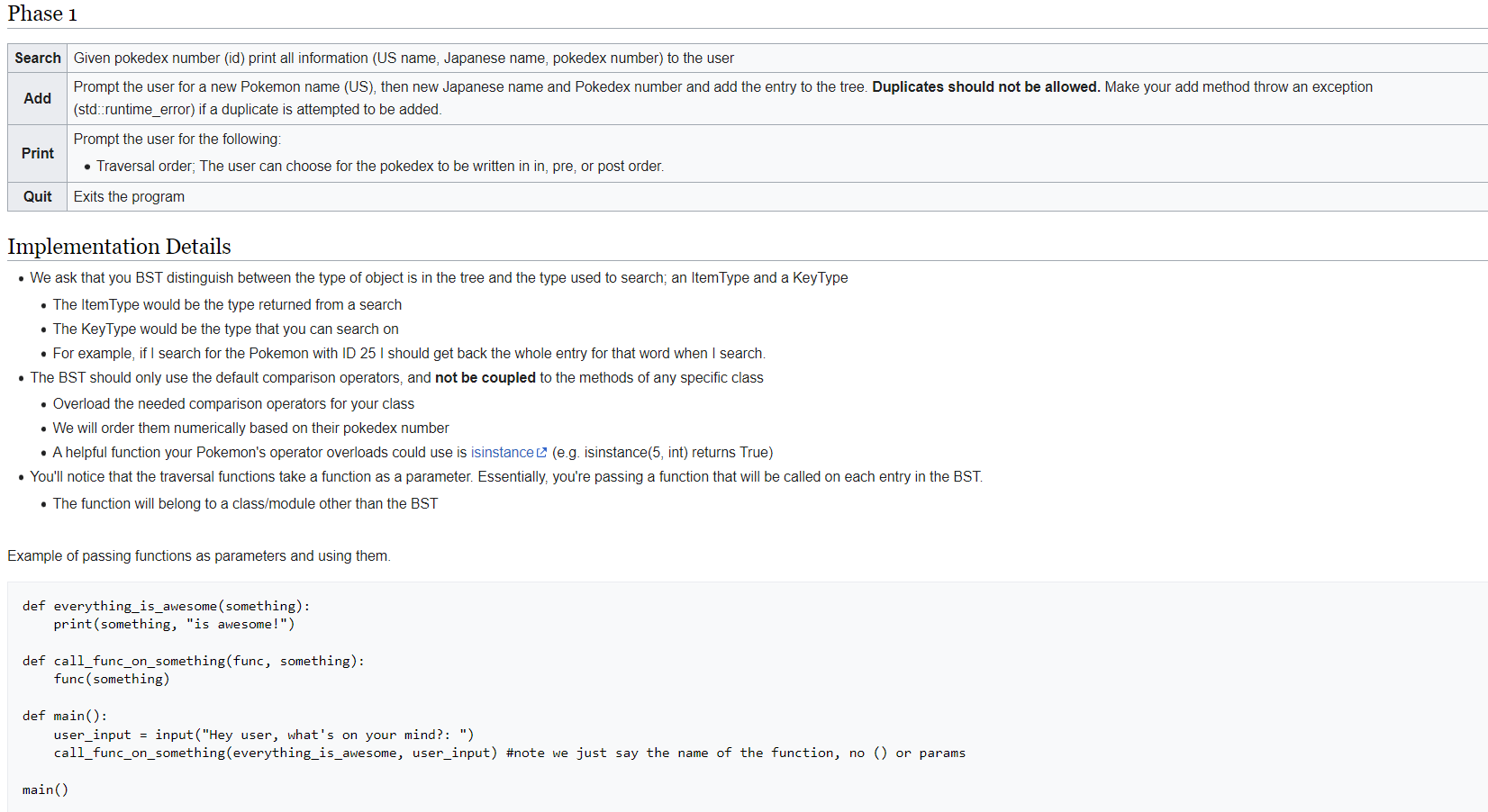Solved lecture this week. Phase 1: - Adding to a BST - | Chegg.com