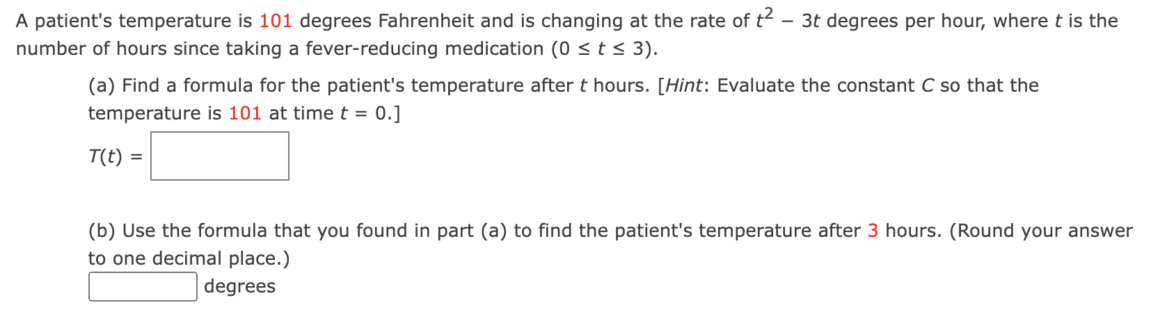 Solved A patient's temperature is 101 ﻿degrees Fahrenheit | Chegg.com