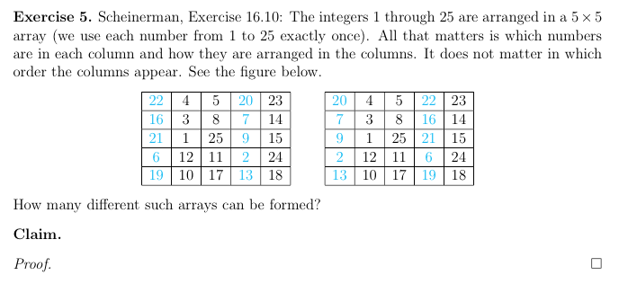 Solved Exercise 5. Scheinerman, Exercise 16.10: The integers | Chegg.com Solved Exercise 5. Scheinerman, Exercise 16.10: The integers | Chegg.com