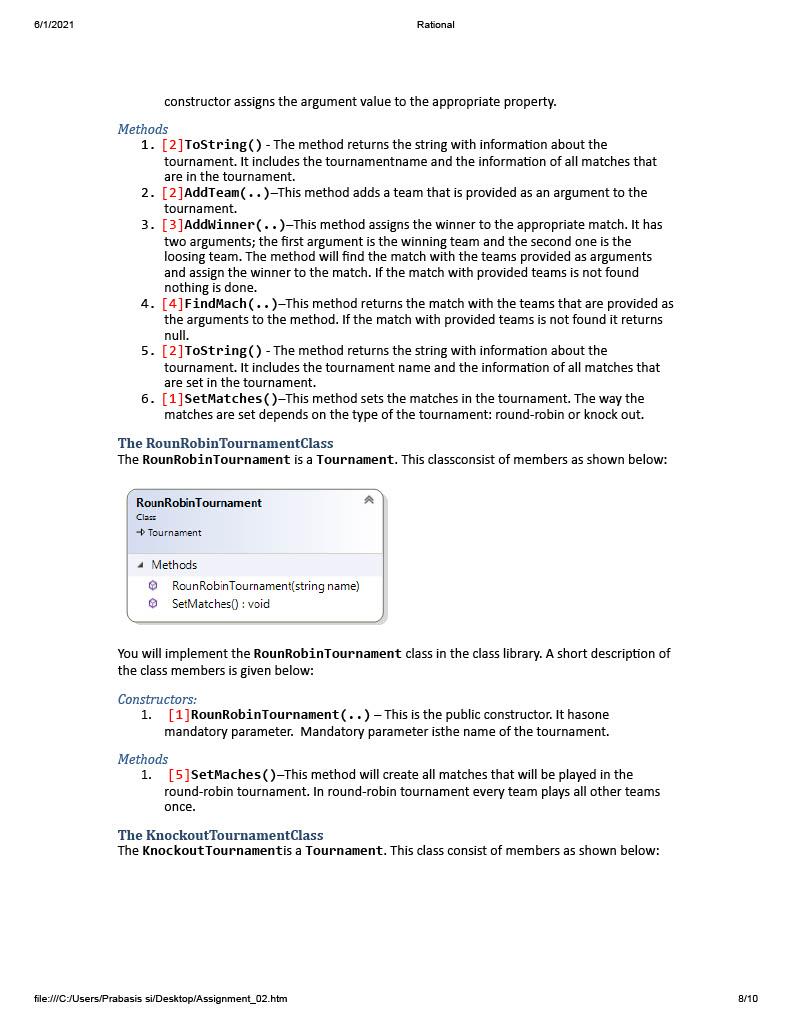 01202 8/1/2021 Rational Programming II Assignment 2 | Chegg.com