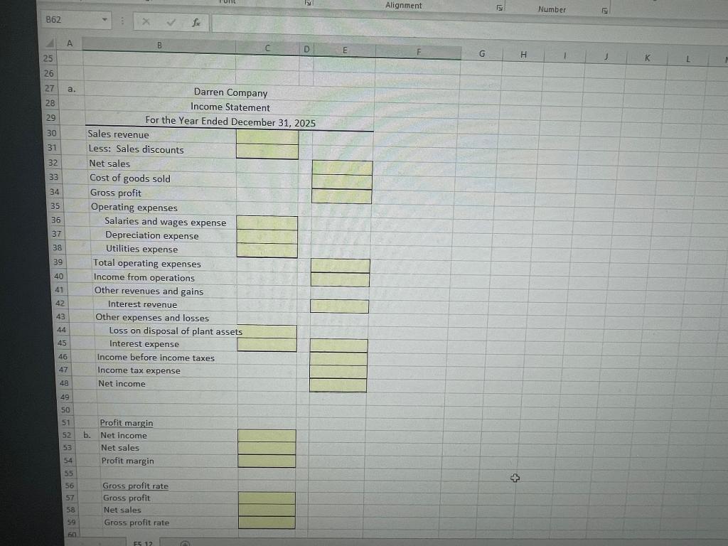 Solved E5.12 Prepare multi-step income statement and | Chegg.com