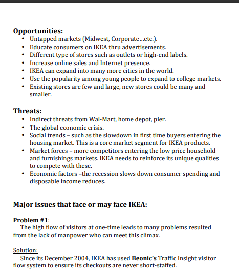 Solved Read through the IKEA study. Look at the Problems | Chegg.com