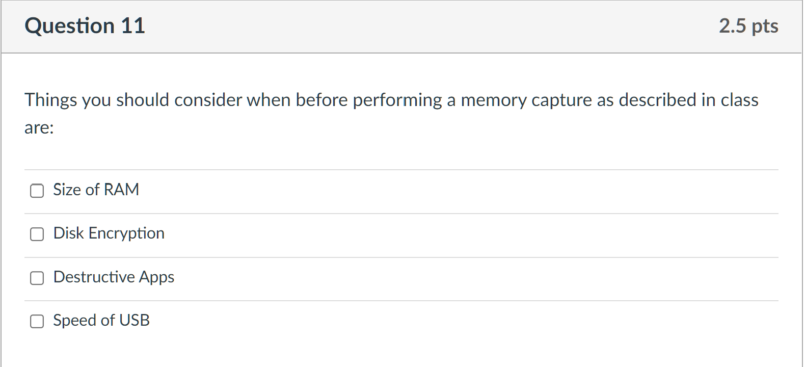 Solved Things you should consider when before performing a | Chegg.com