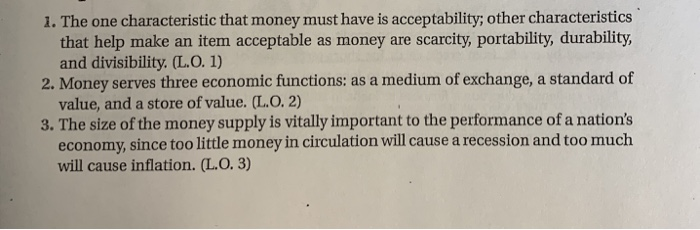Durability Of Money