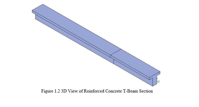 Solved 12 Figure 1.2 3D View of Reinforced Concrete T-Beam | Chegg.com