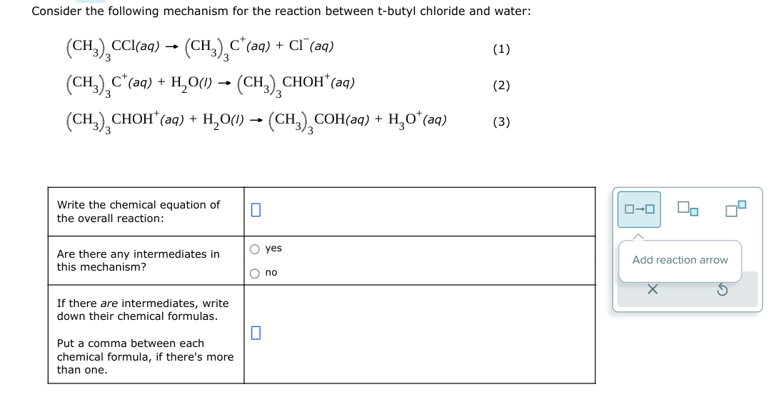 Solved Consider the following mechanism for the reaction | Chegg.com
