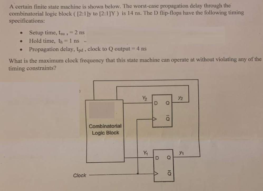 Solved A certain finite state machine is shown below. The | Chegg.com