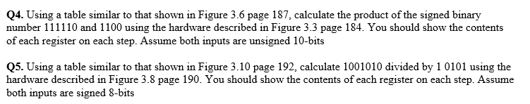 Solved Q4. Using a table similar to that shown in Figure 3.6 | Chegg.com