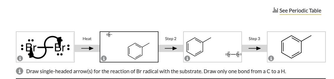 Solved See Periodic Table Br. Heat Step 2 Step 3 for: Br-Br: | Chegg.com
